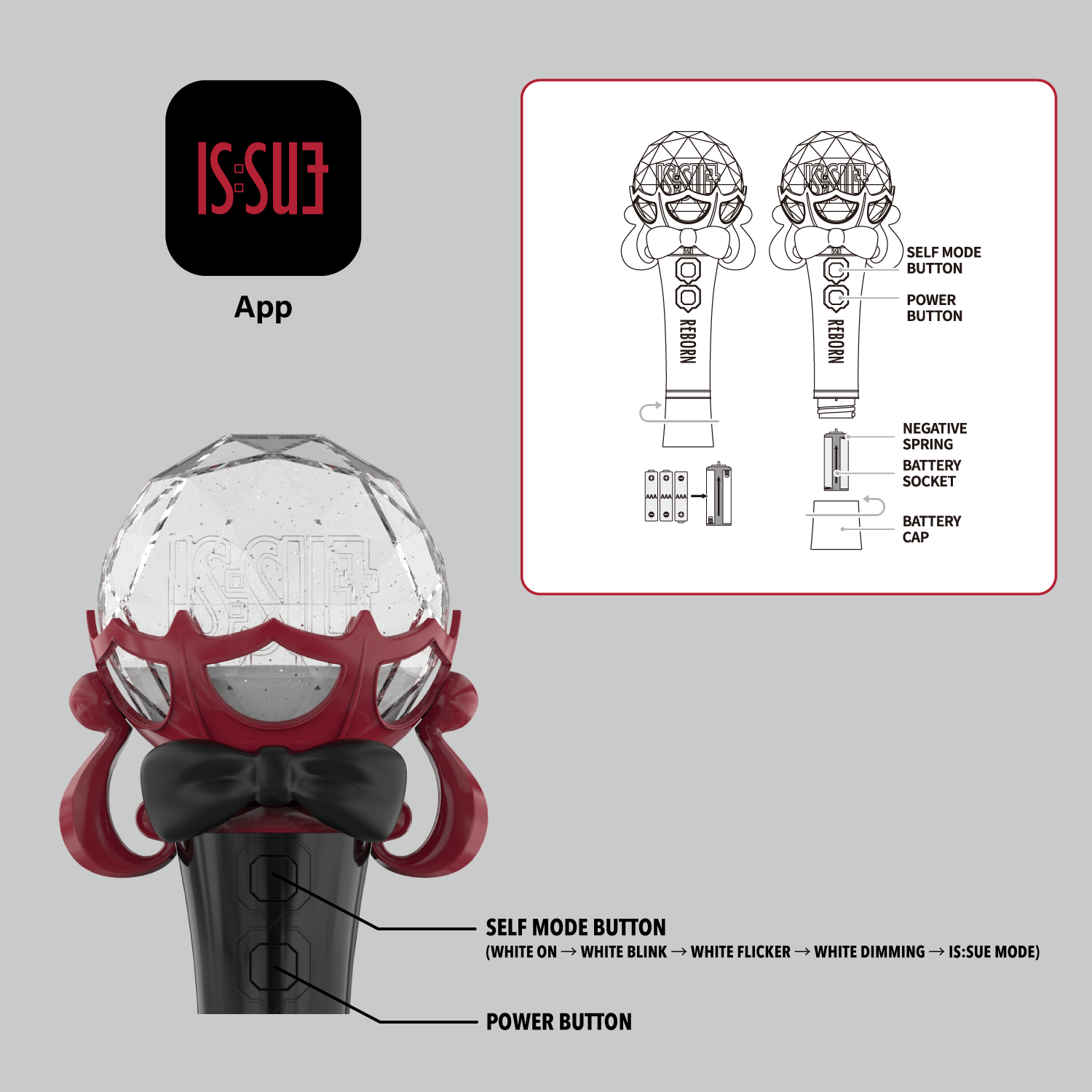 IS:SUE OFFICIAL LIGHT STICK – LAPONE STORE